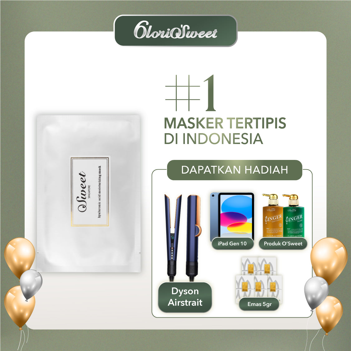 OSWEET Hyaluronic Acid Moisturizing Mask – OSWEET SINGAPORE